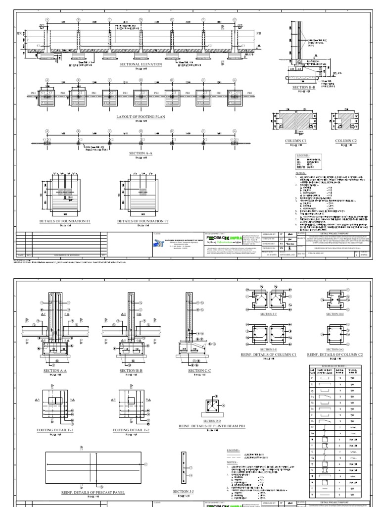 Boundary Wall Drawing PKG 8 | PDF