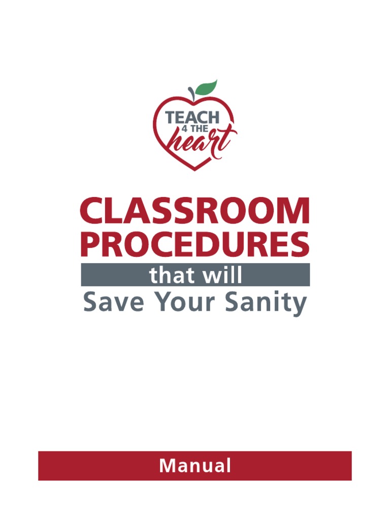 Classroom Procedures Guide | PDF | Paragraph | Classroom Management