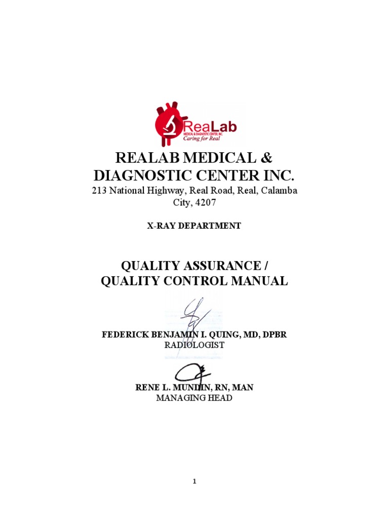 Documented QC Manual | PDF