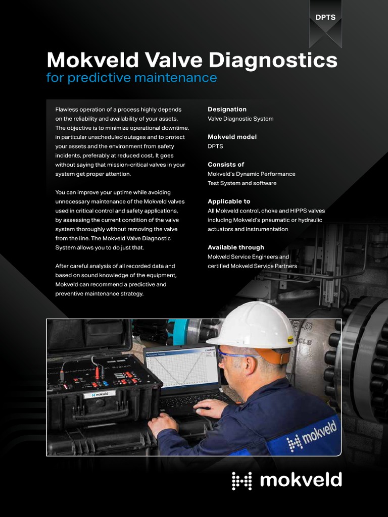 Mokveld Product Sheet Dpts Valve Diagnostics 6 | PDF