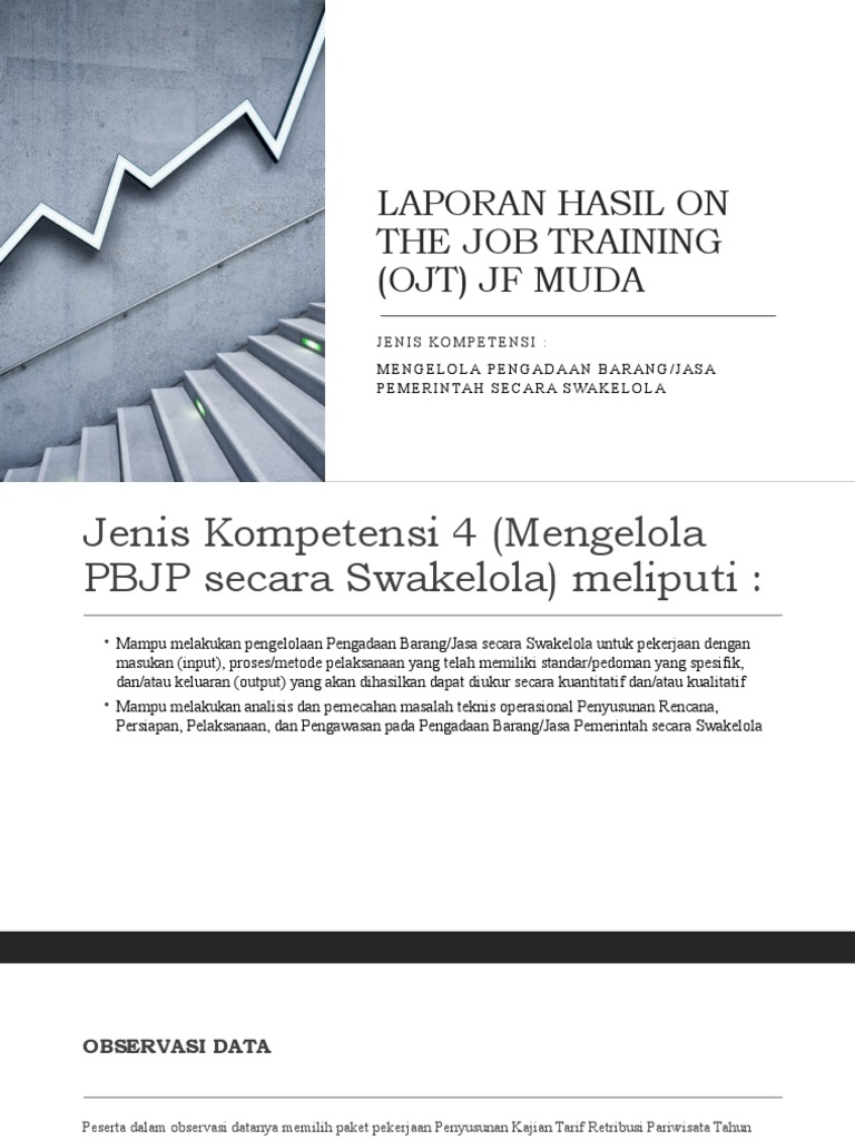 Laporan Hasil On The Job Training-Jk4 | PDF