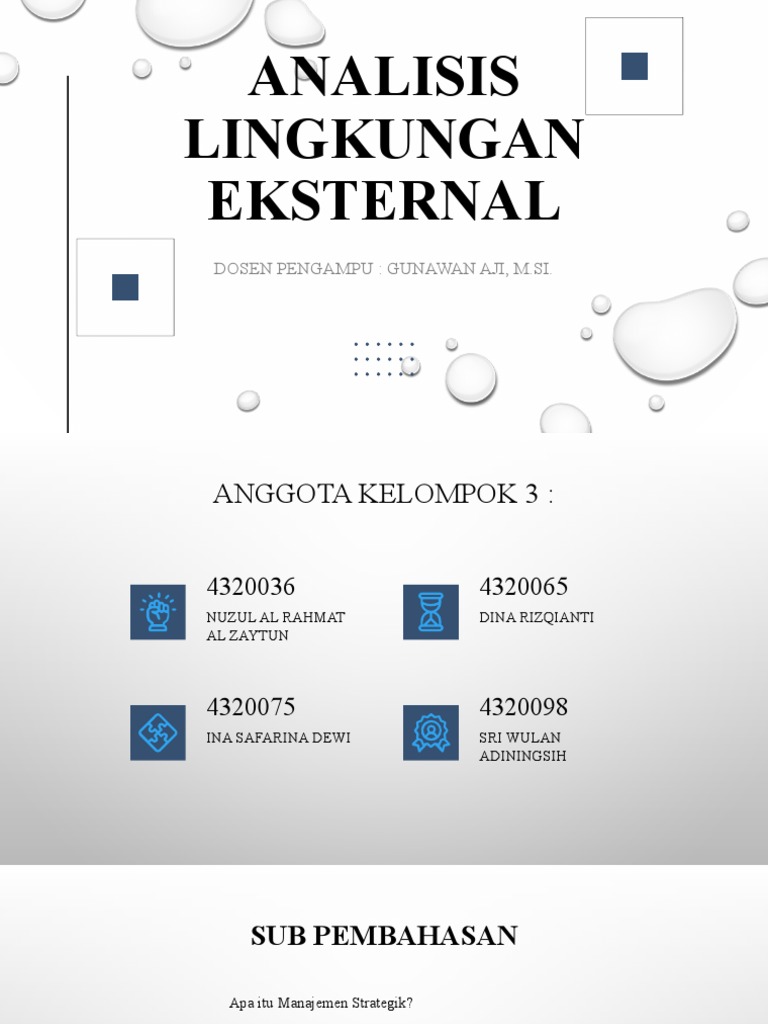 Analisis Lingkungan Eksternal | PDF | Bisnis