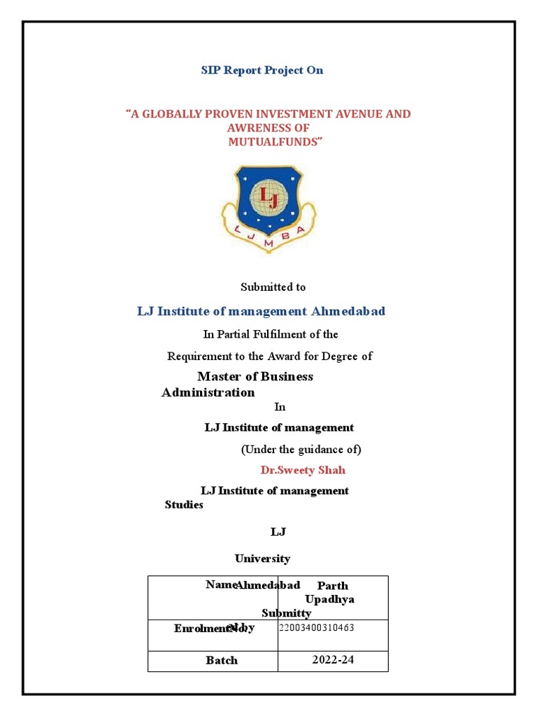 Parth Upadhyay. | PDF | Finance & Money Management