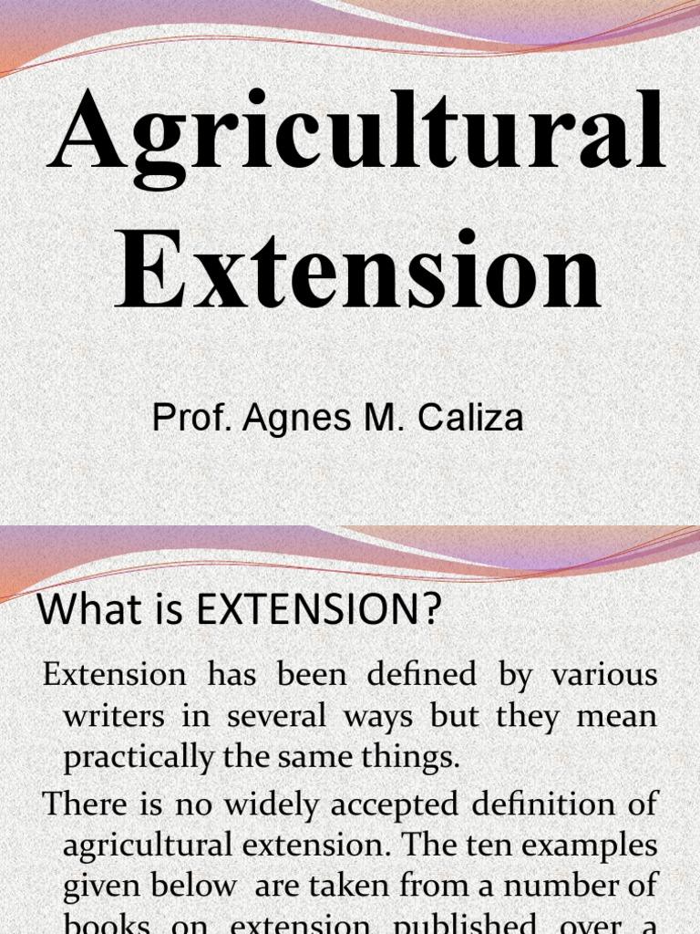 Agricultural Extension Review | PDF | Agriculture | Information