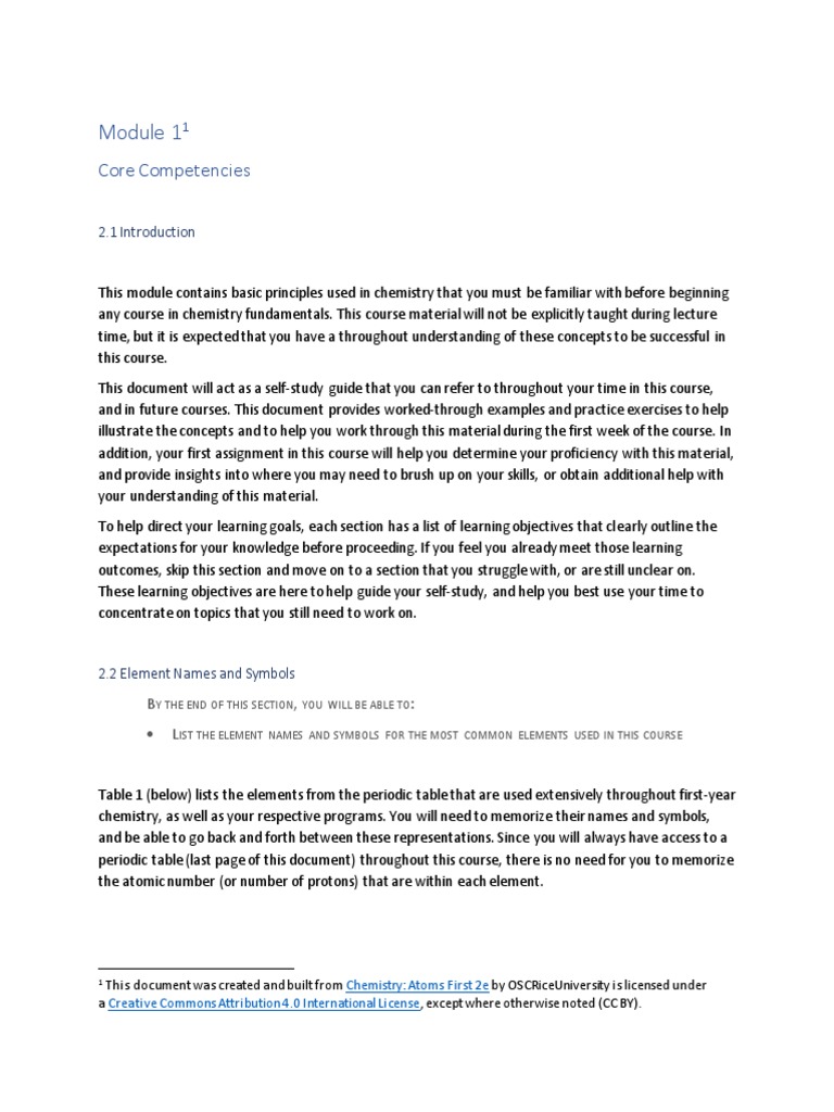Module 1 Core Competencies | PDF | Temperature | Celsius