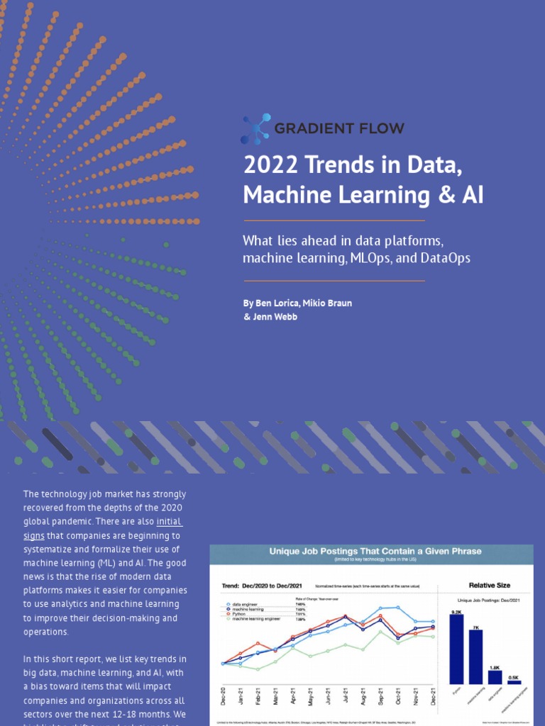 GradientFlow Trends Report 2022 | PDF | Cloud Computing | Machine Learning