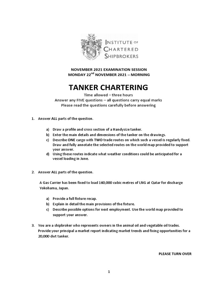 TKC 2021 | PDF | Oil Tanker | Freight Transport