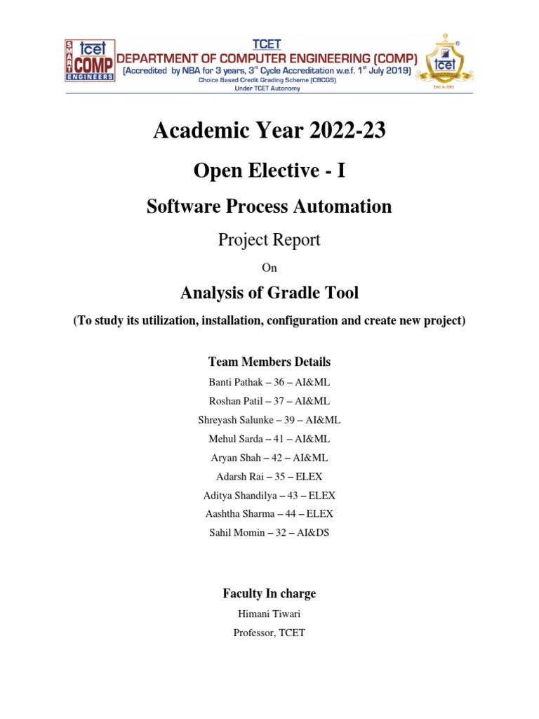Group-5 - TT - Sem-6 - SPA - IE Report | Download Free PDF | Java (Programming Language ...