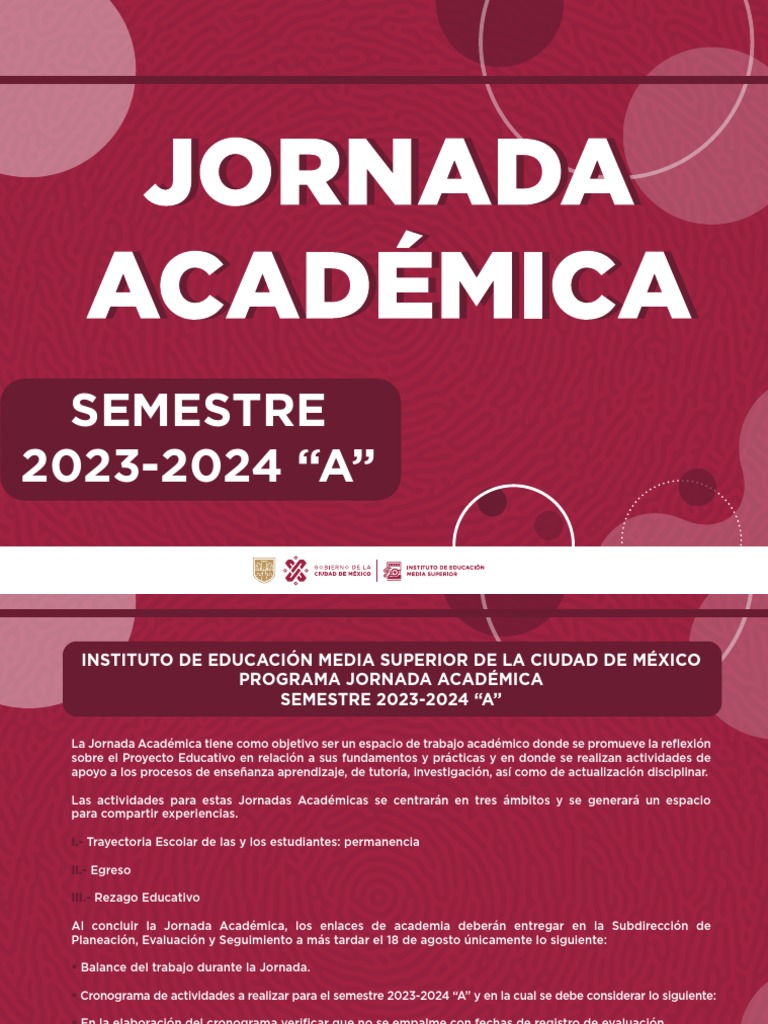 Jornadas Academicas 2023 2024a 2 Pdf