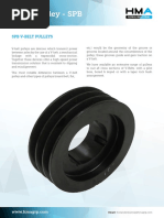 V-Belt Pulley Dimensions and Sizes | PDF | Belt (Mechanical) | Business