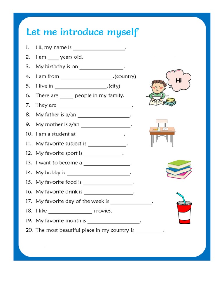 Self Introduction | PDF