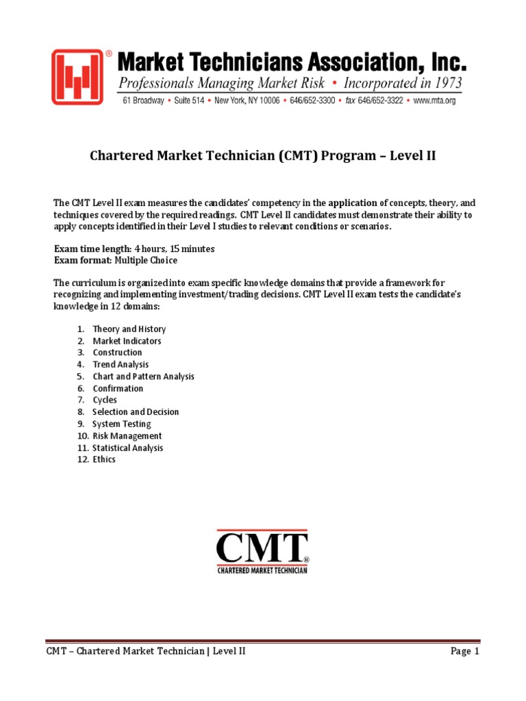 CMT Level2 Reading | PDF | Theory | Technical Analysis