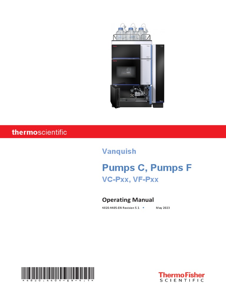 Vanquish Pumps C, Pumps F (VC-PXX, VF-PXX) - Operating Manual | PDF | Valve | Leak