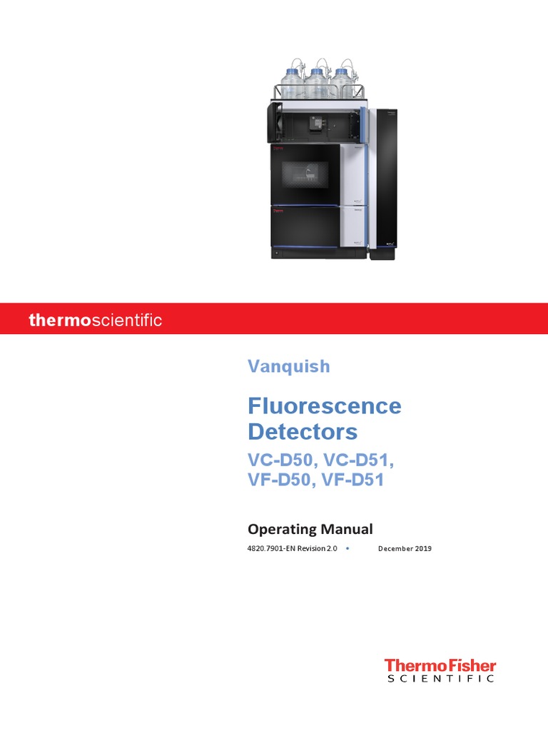 Vanquish Fluorescence Detectors (VC-D50, VC-D51, VF-D50, VF-D51 ...