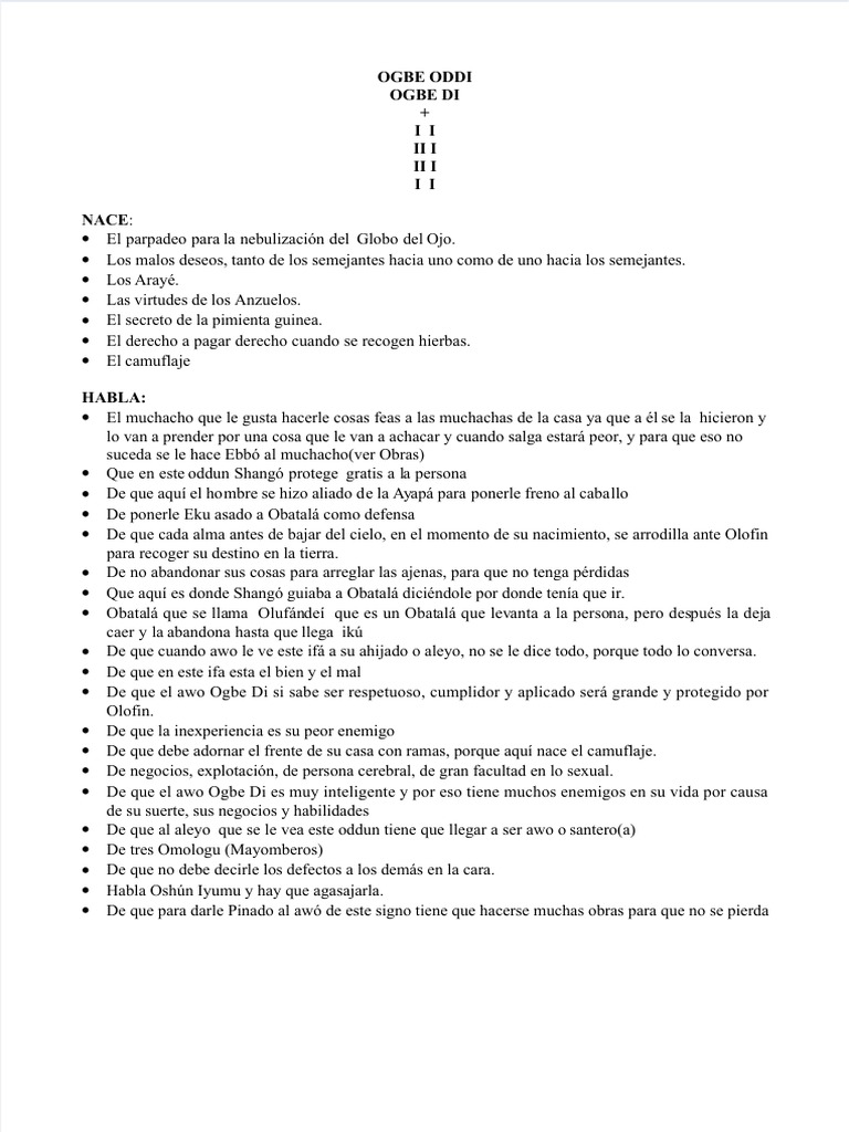 Dokumen - Tips 019ogbe Di | PDF | Santeria