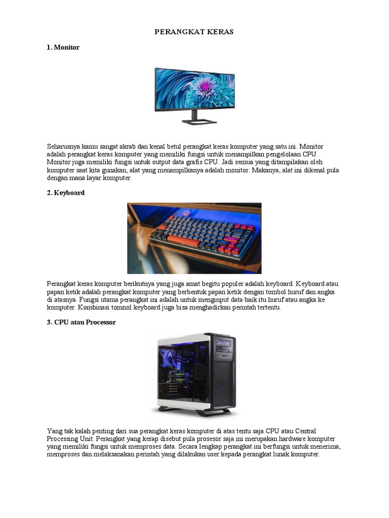 Contoh Perangkat Lunak | PDF