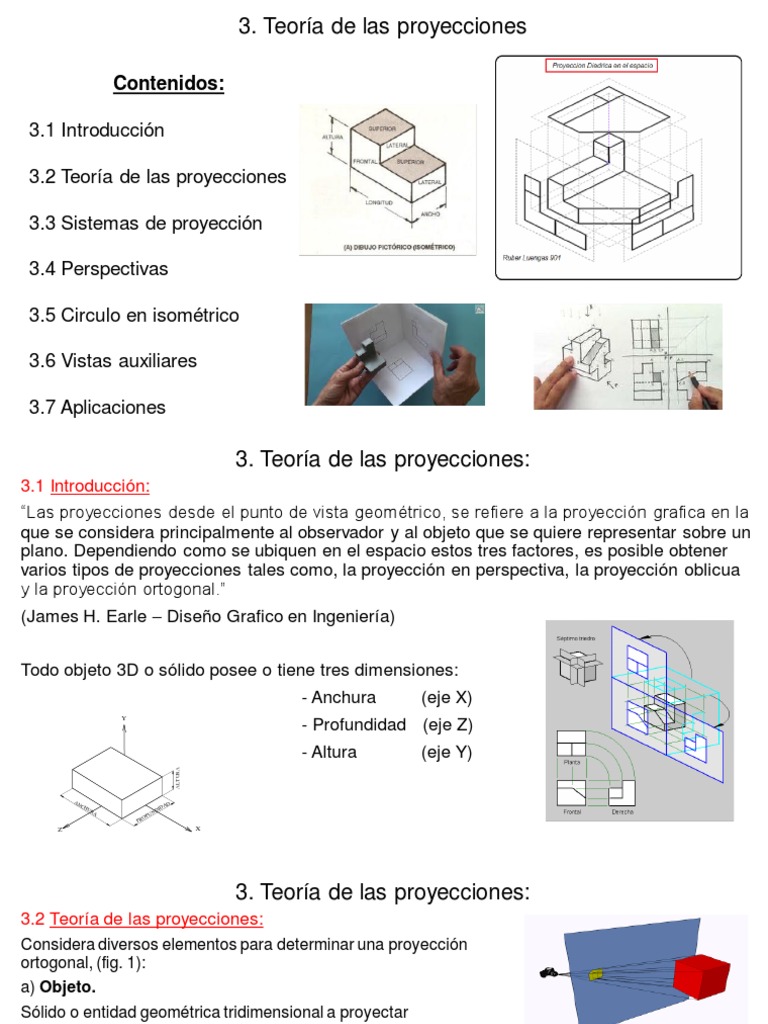 Dibujo de Ingenieria 1 C3-1 | PDF | Perspectiva (Gráfica) | Diseño gráfico