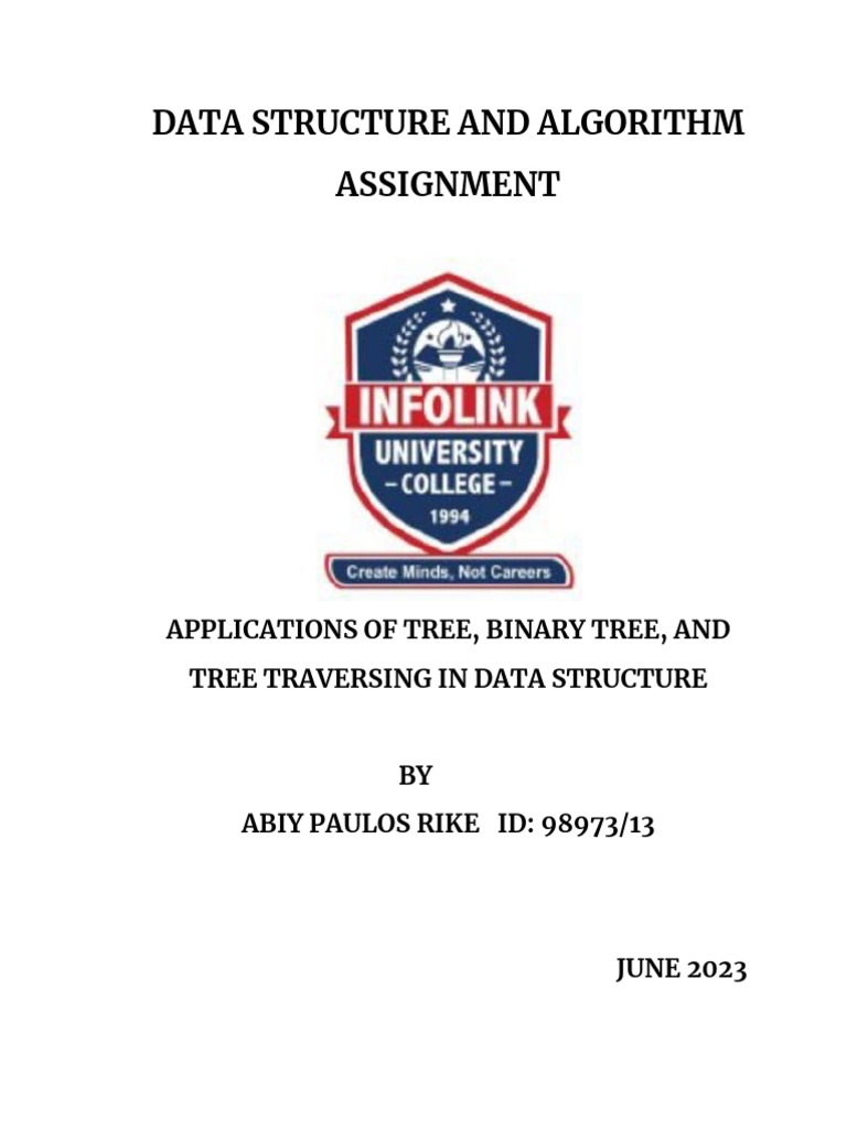 Data Structure Assignment Pdf Computer Science Computing 