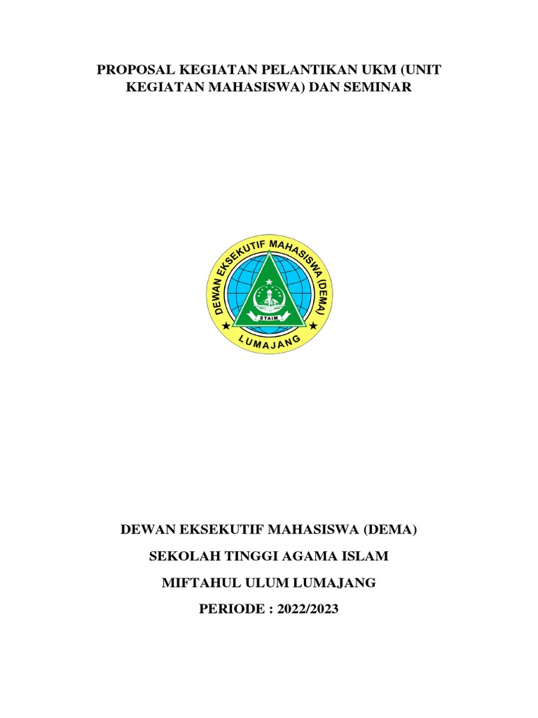 Proposal Ukm | PDF | Karier & Perkembangan