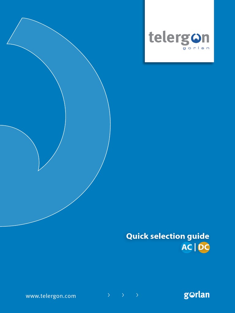 Telergon Quick Selection Guide 2022 | PDF