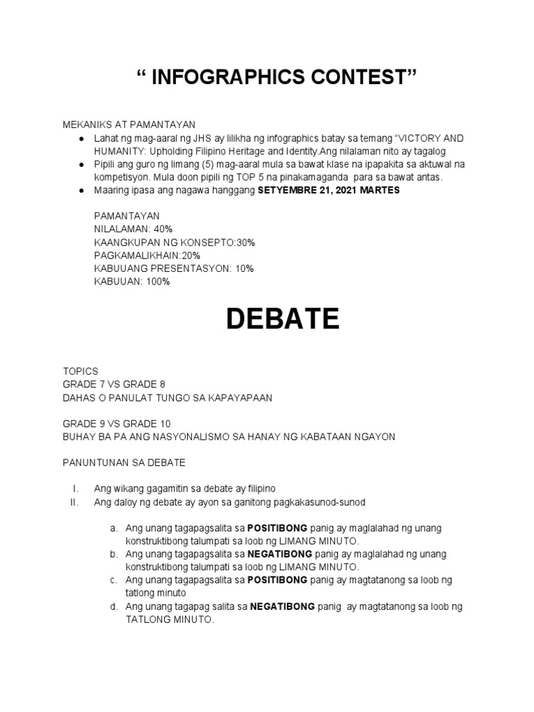 Mekaniks (Infographics and Debate) | PDF