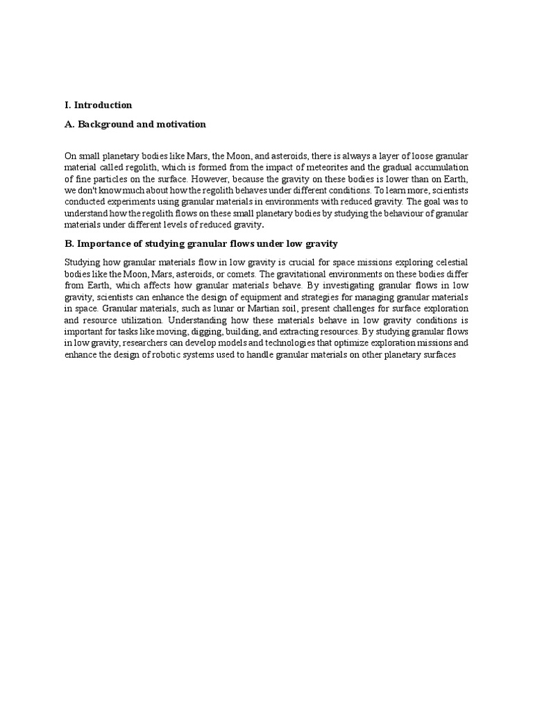 Seminar Structure | PDF | Micro G Environment | Moon