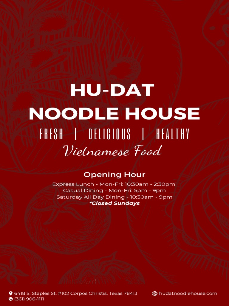 Hu-Dat Menu | Download Free PDF | Sushi | Tofu