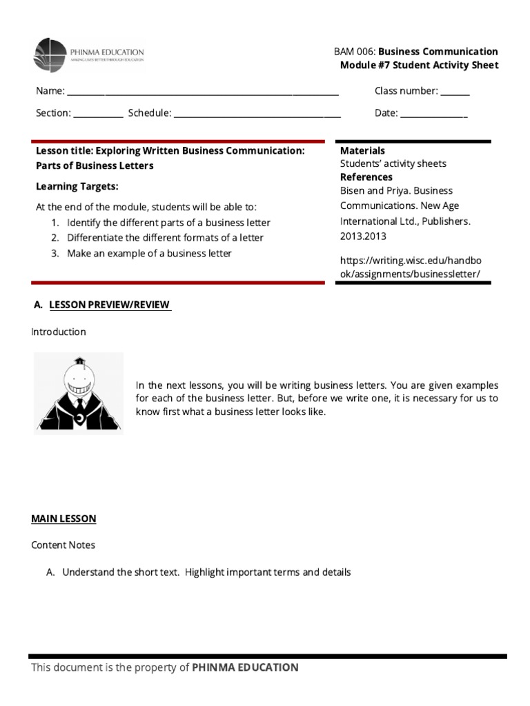 Bam 006 Sas 7 | PDF | Communication | Paragraph