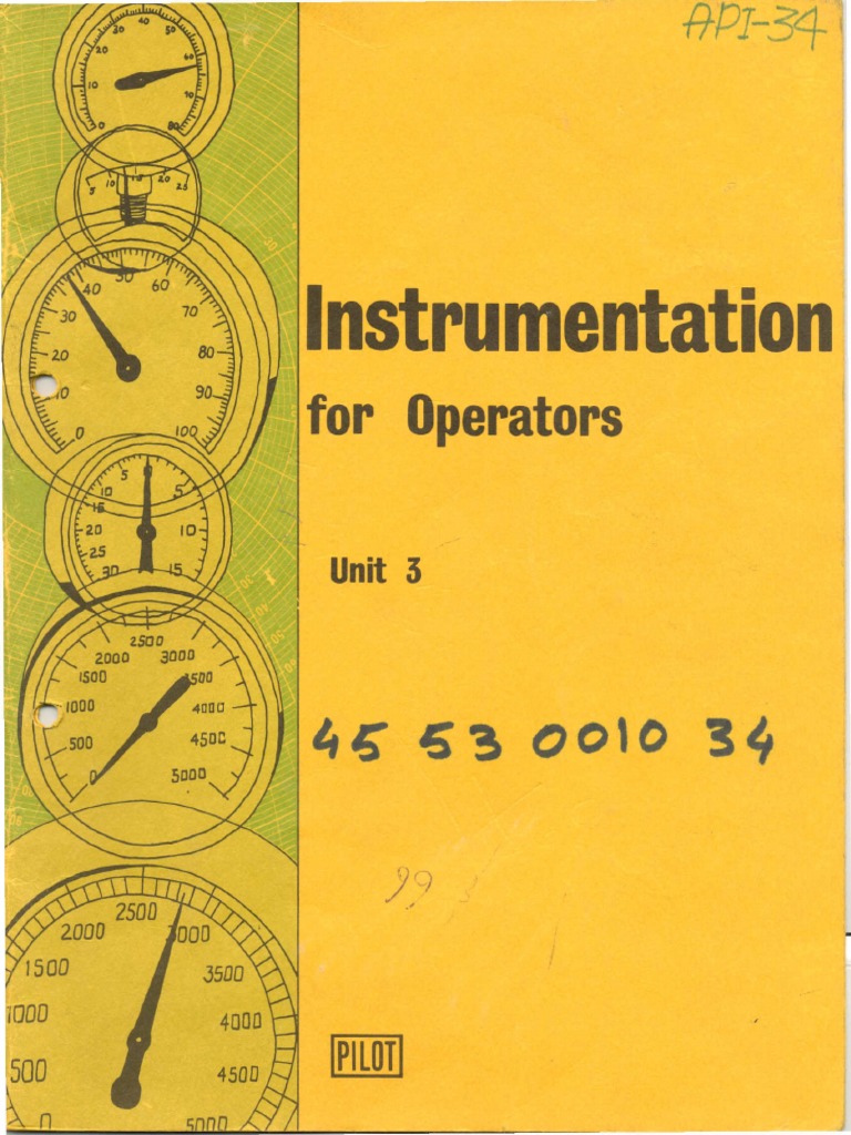 API-34-Instrumentation For Operators | PDF