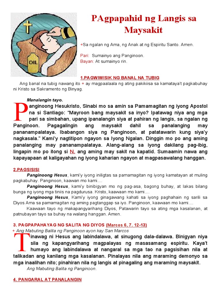 Pagpapahid NG Langis | PDF