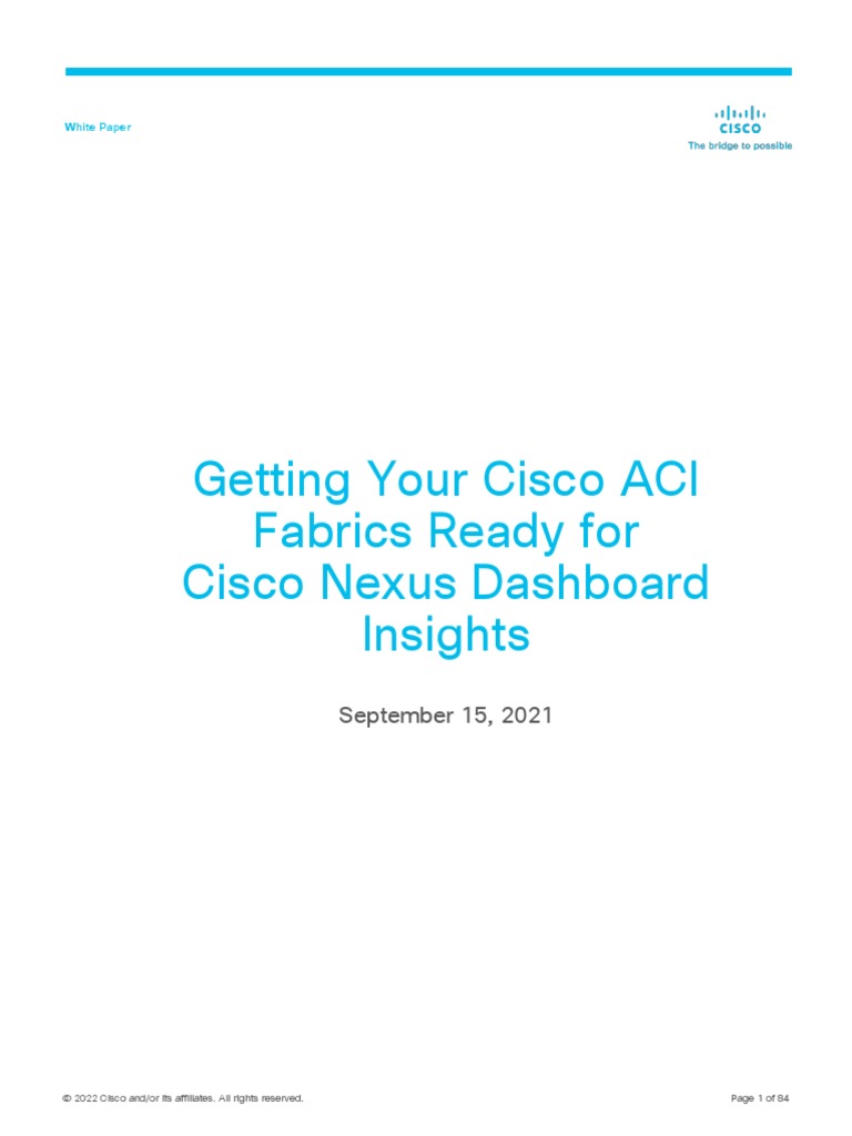 Aci Ready For Nexus - Dashboard | PDF
