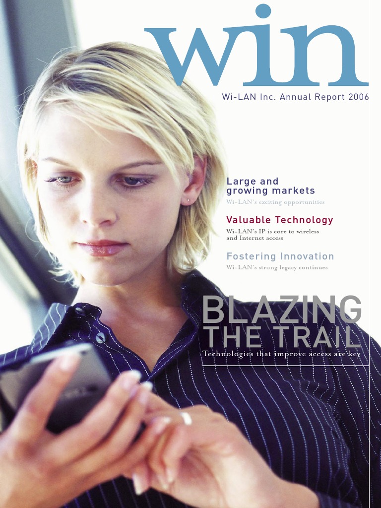 WiLAN 2006 AR | PDF