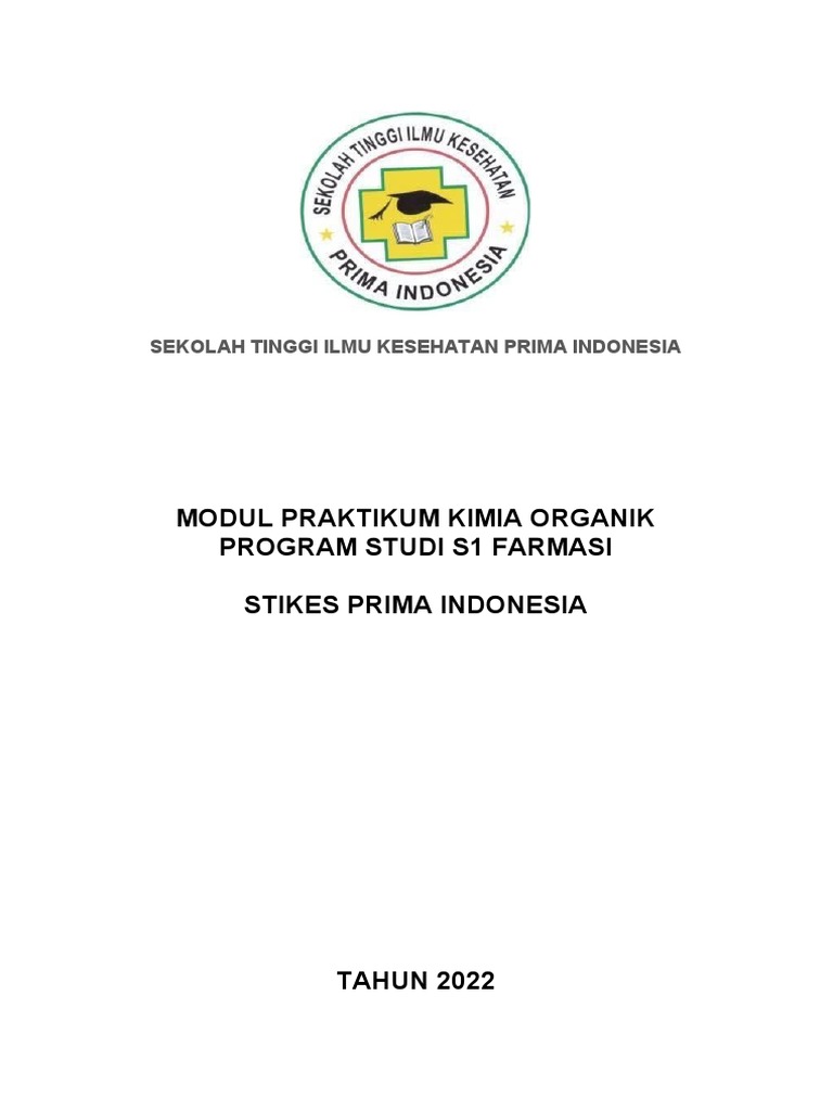 Modul Praktikum Kimia Organik | PDF | Sains & Matematika