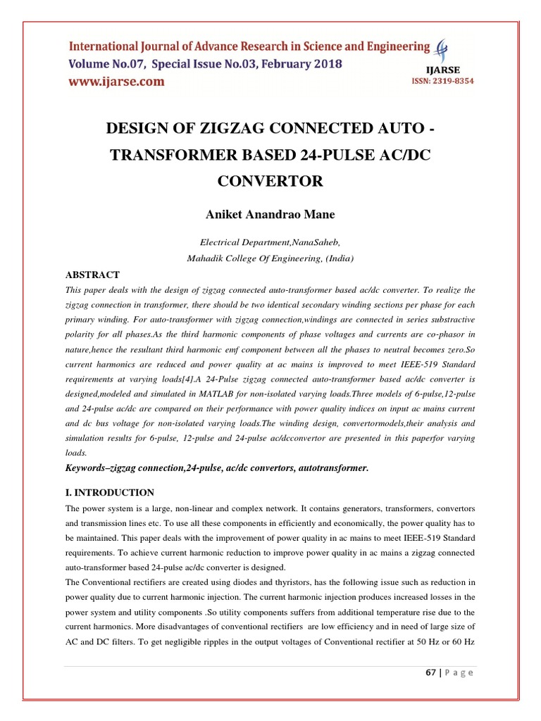 Auto Zigzag | PDF | Rectifier | Transformer