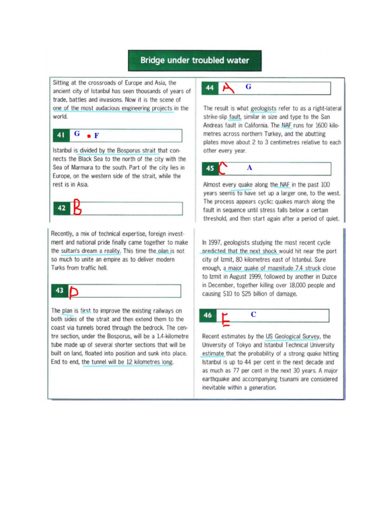 CAE-gapped Text Practice | PDF