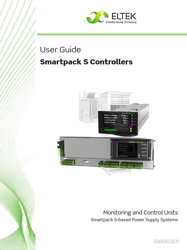User Guide Smartpack S Controllers (UDOC - 350030.013 - 1 - 2.3) - 1 | PDF | Relay | Power Supply