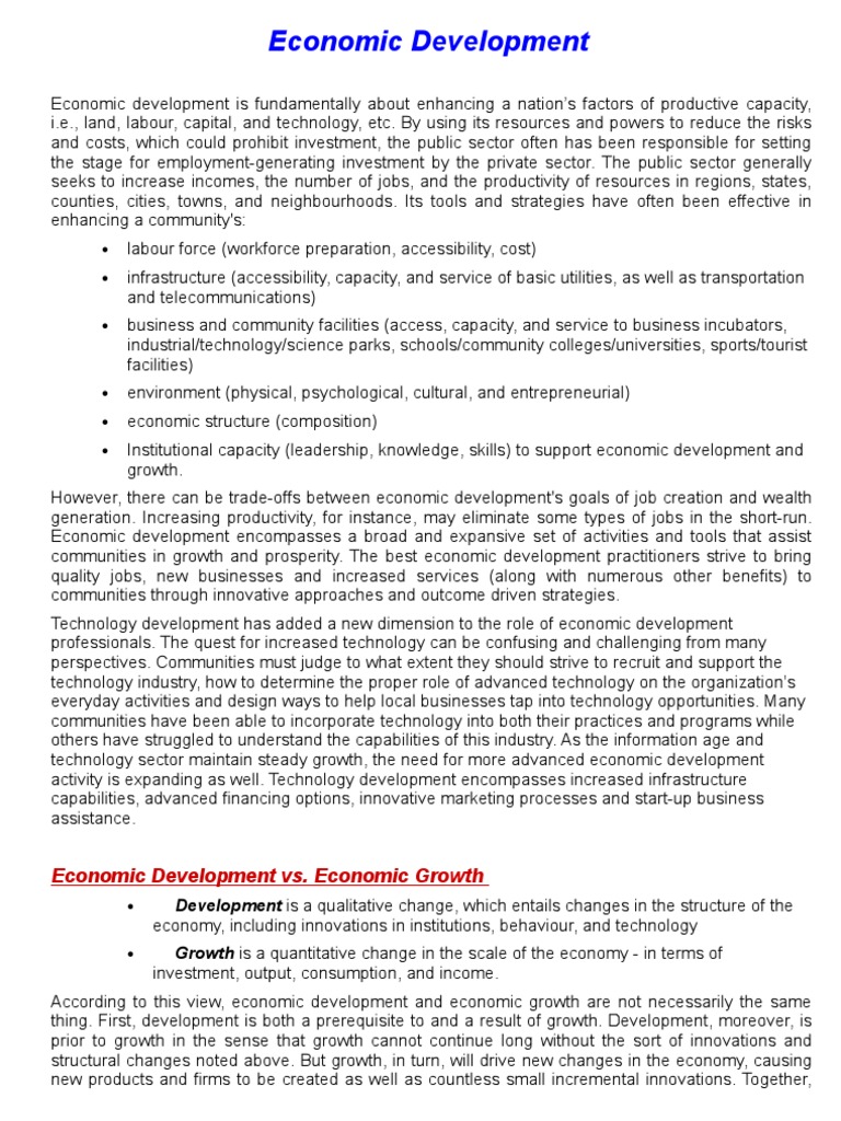 Development Economics | PDF | Development Economics | Capitalism