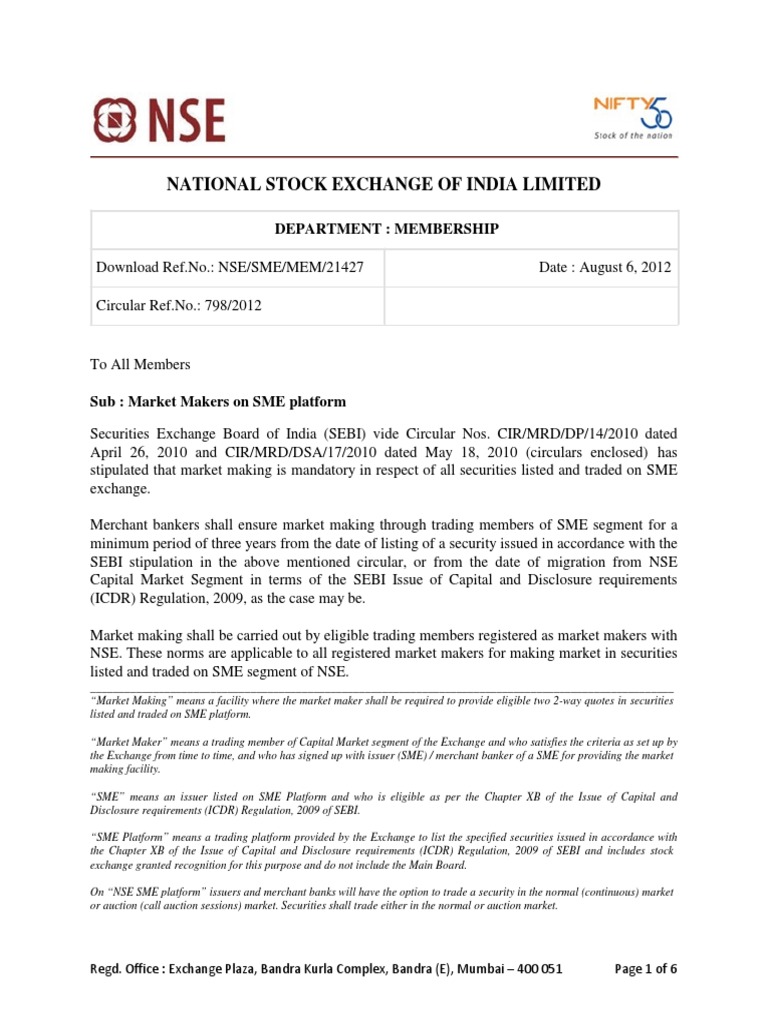 Nnse Corcular Sme - Mem21427 | PDF