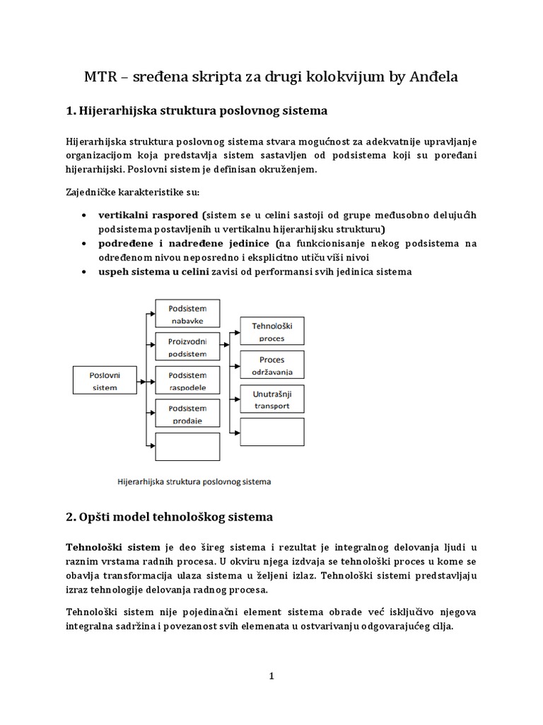MTR Skripta Za Drugi Klk 2019 | PDF