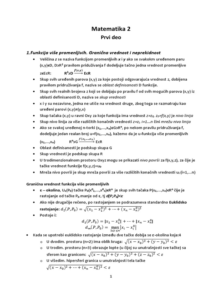 Matematika 2 Pravi | PDF