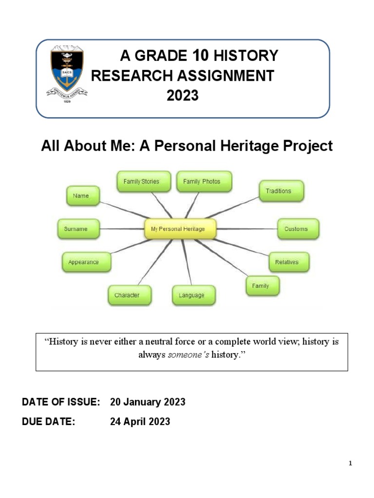 Grade 10 Research Assignment 2023 | PDF | Cognition | Cognitive Science