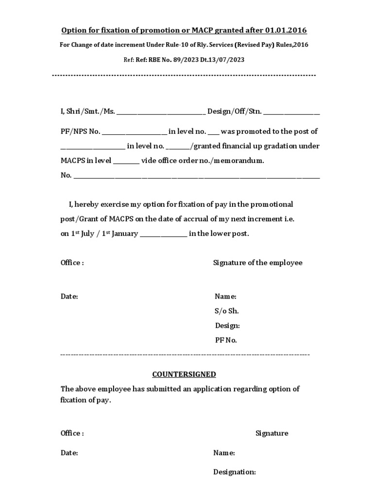 Option Form | PDF
