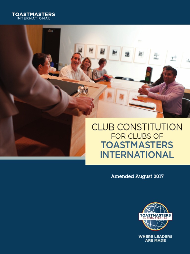 Club Constitution | PDF | By Law | Parliamentary Procedure