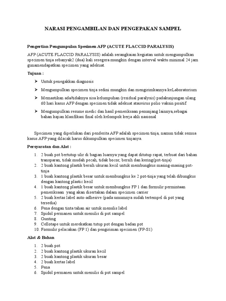 Tugas SURVEILANS AFP (Ni Made Yulia Arisanti, A.md - Ak) | PDF