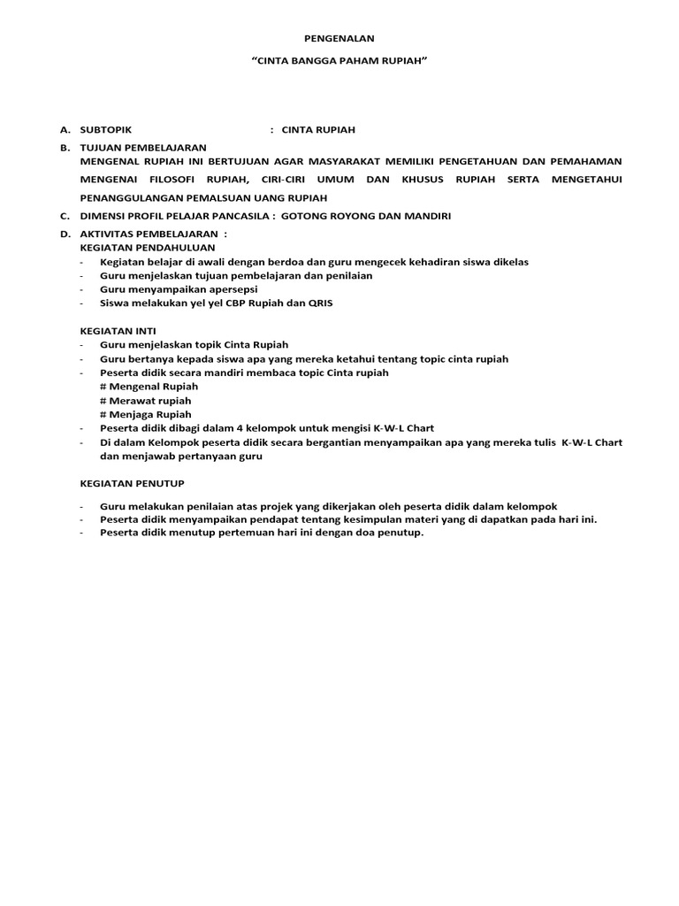 Modul Ajar 1 Pengenalan | PDF Modul Ajar 1 Pengenalan | PDF