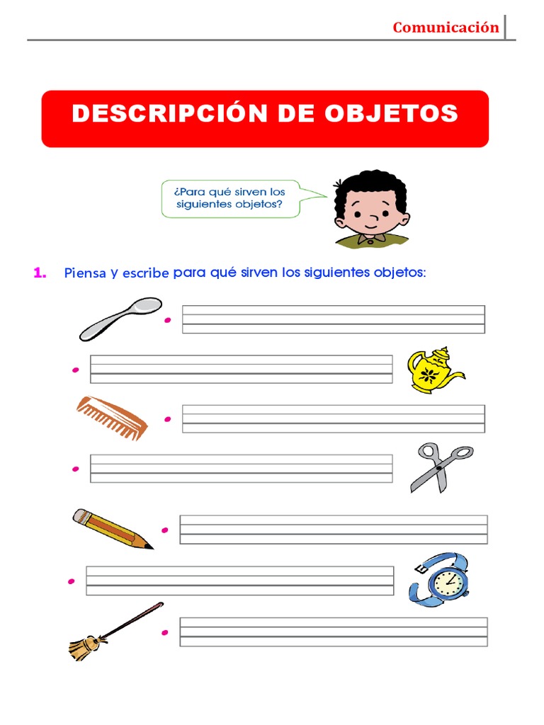 Descripcion de Objetos | PDF