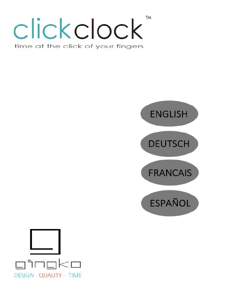 Bricks Lab Max I Cube Wall Click Clock | PDF