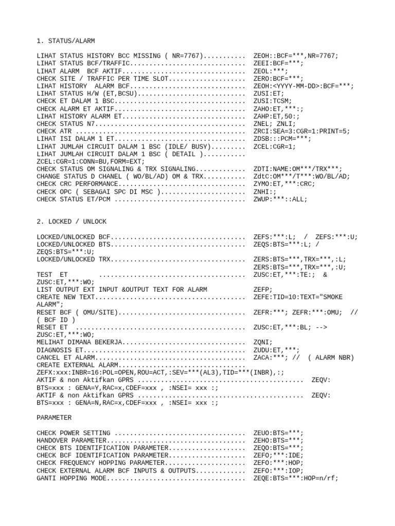 All Command NOKIA | PDF