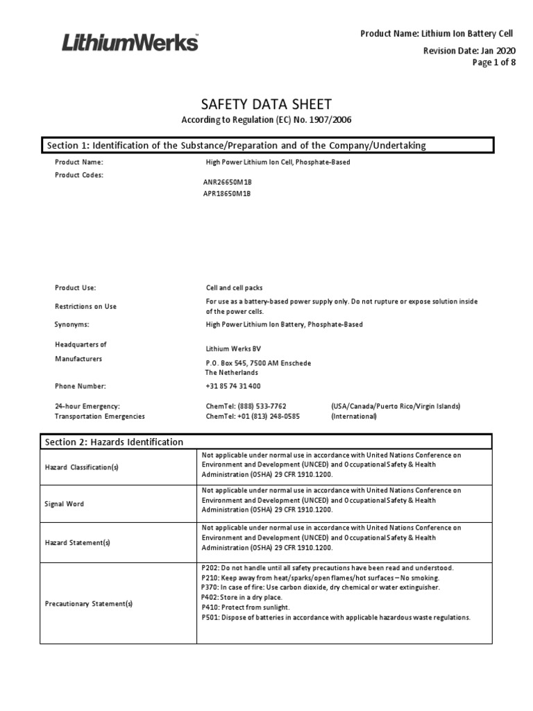 Material Safety Data Sheet | PDF | Dangerous Goods | Toxicity