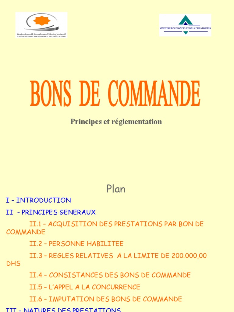Bon de Commande | PDF